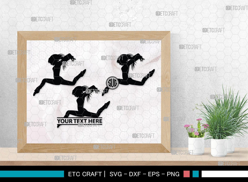 Zumba Girl Monogram, Zumba Girl Silhouette, Zumba Girl SVG, Zumba Svg ...