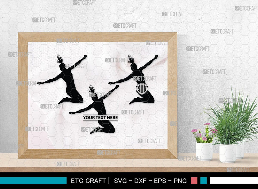 Zumba Girl Monogram, Zumba Girl Silhouette, Zumba Girl SVG, Zumba Svg ...